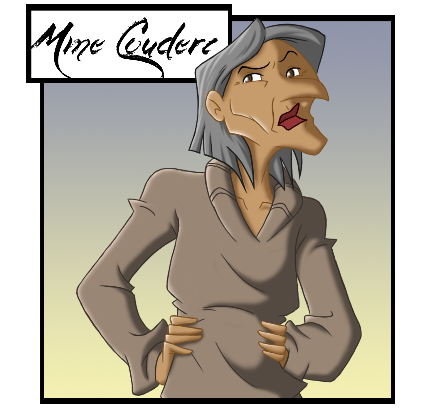 Mme Couderc – La voisine envahissante de Mes papas & moi - Mikl Mayer ...